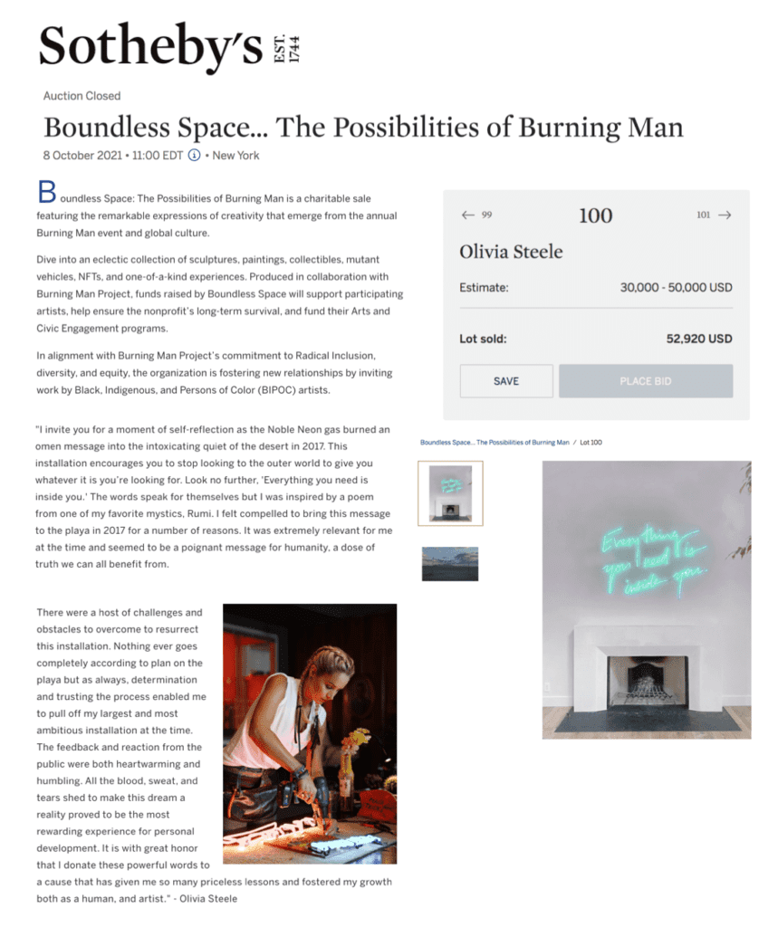 Press – Olivia Steele